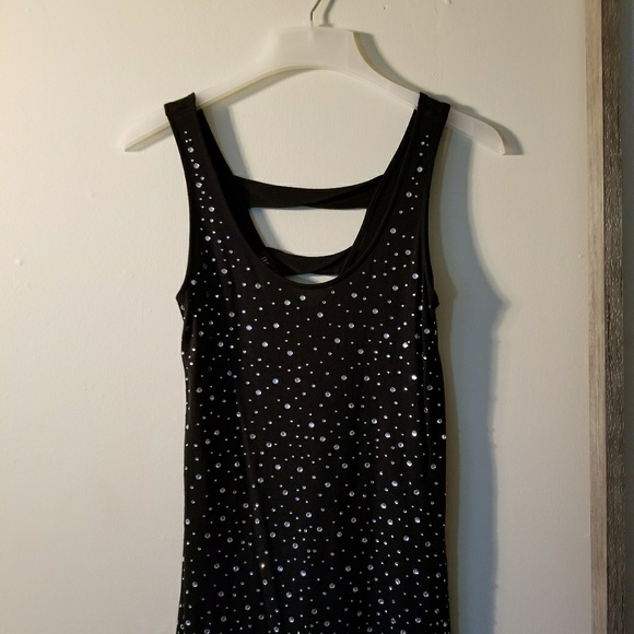 INC International Concepts | Tops | Inc Black Embellished Rayon Tank ...